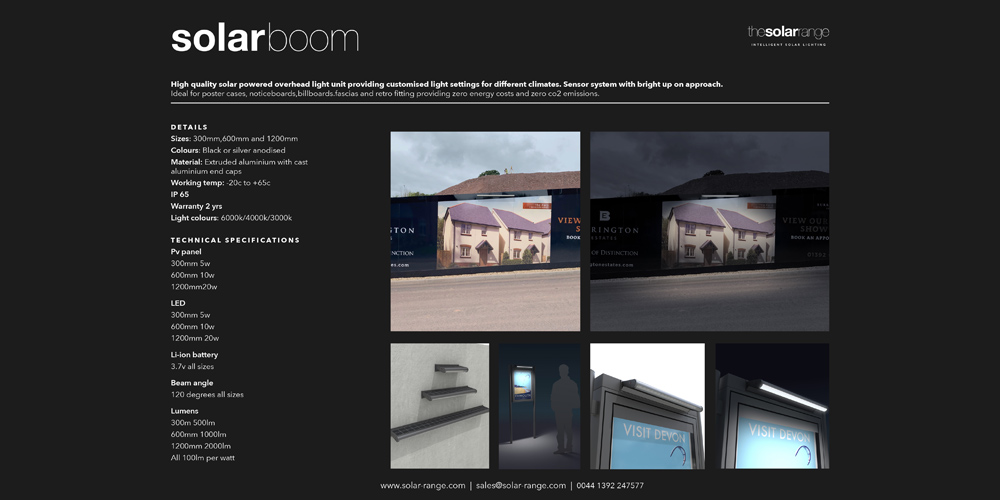 Solar technology - technical specifications for our solar products