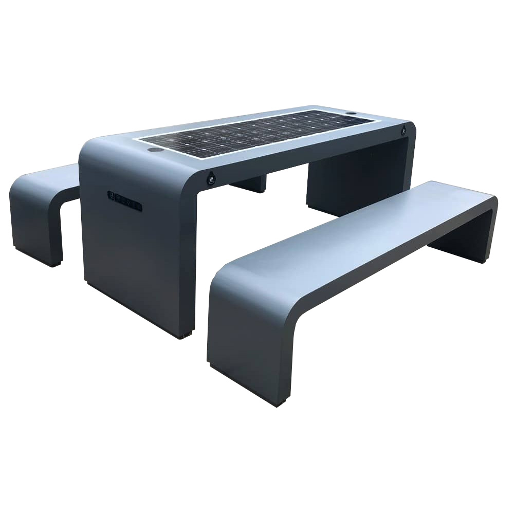 Solar Smart Wifi Picnic Bench - USB, Bluetooth, Lighting, Technology