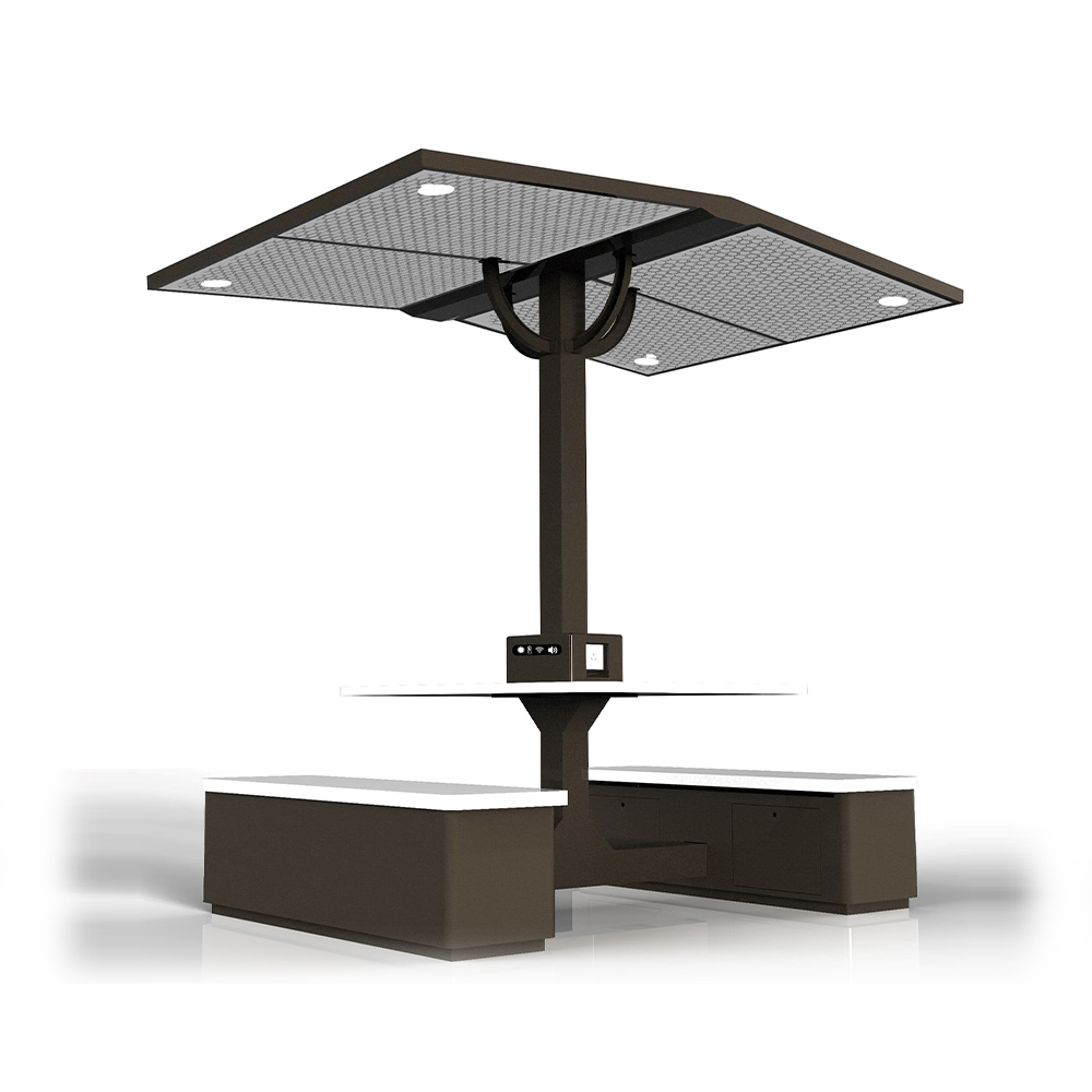 Solar Picnic Table With Canopy - The Solar Range